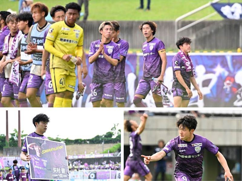 【フォト】藤枝MYFC、矢村健の先制弾で歓喜もまさかの結末…鹿児島に終了間際に追い付かれる＜J2第17節＞｜静岡新聞アットエス