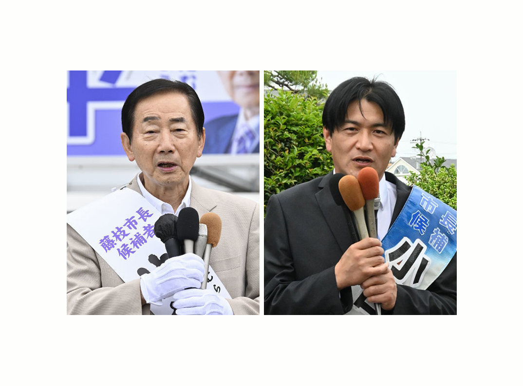 藤枝市長選、市議補選告示 市長選、現職と新人2氏 補選は新人2氏が届け出|あなたの静岡新聞